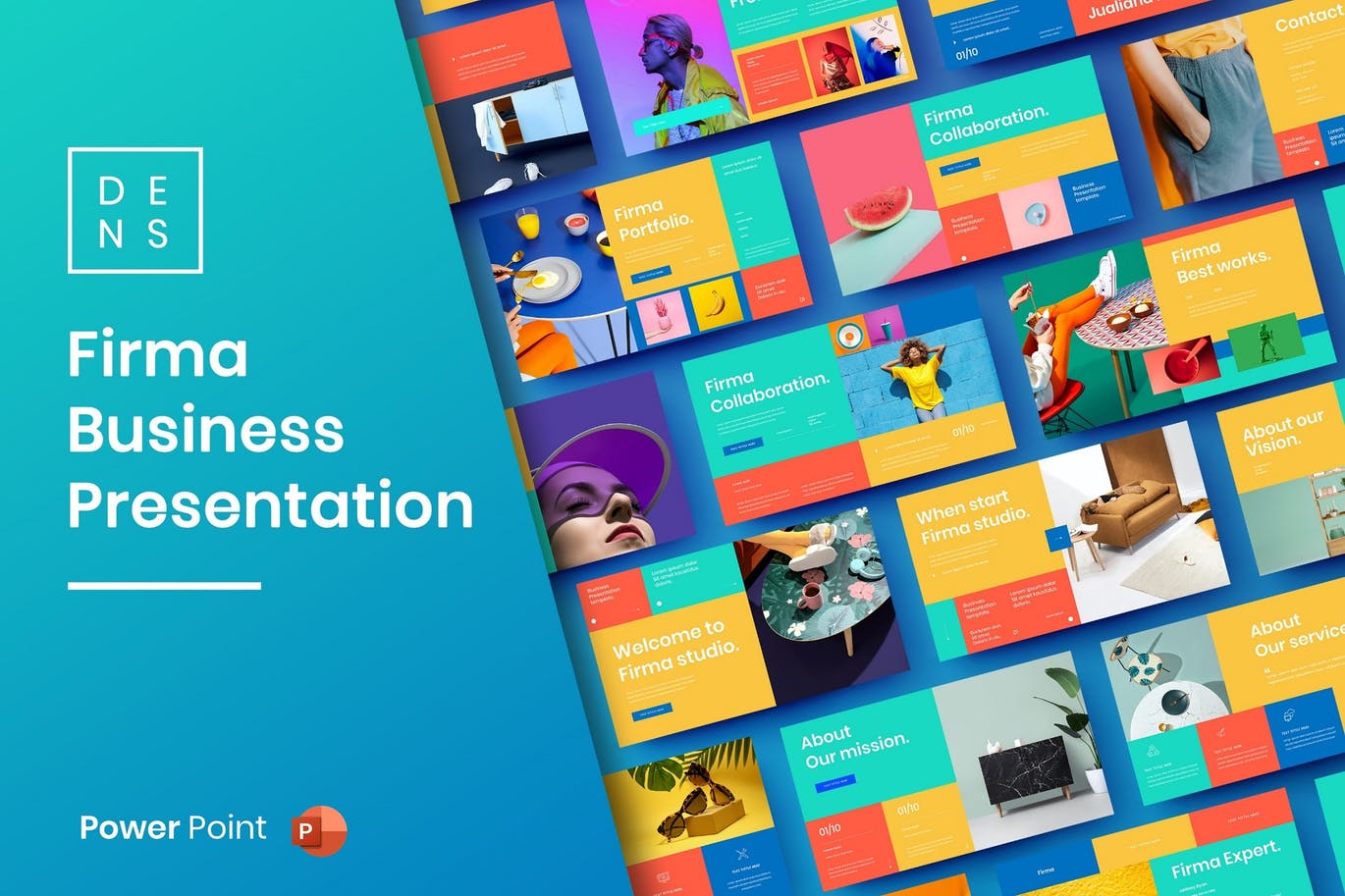 居家工作PPT/Keynote/谷歌幻灯片三合一模板 Desla – Presentation Template_51PPT模板 国外幻灯片 ...