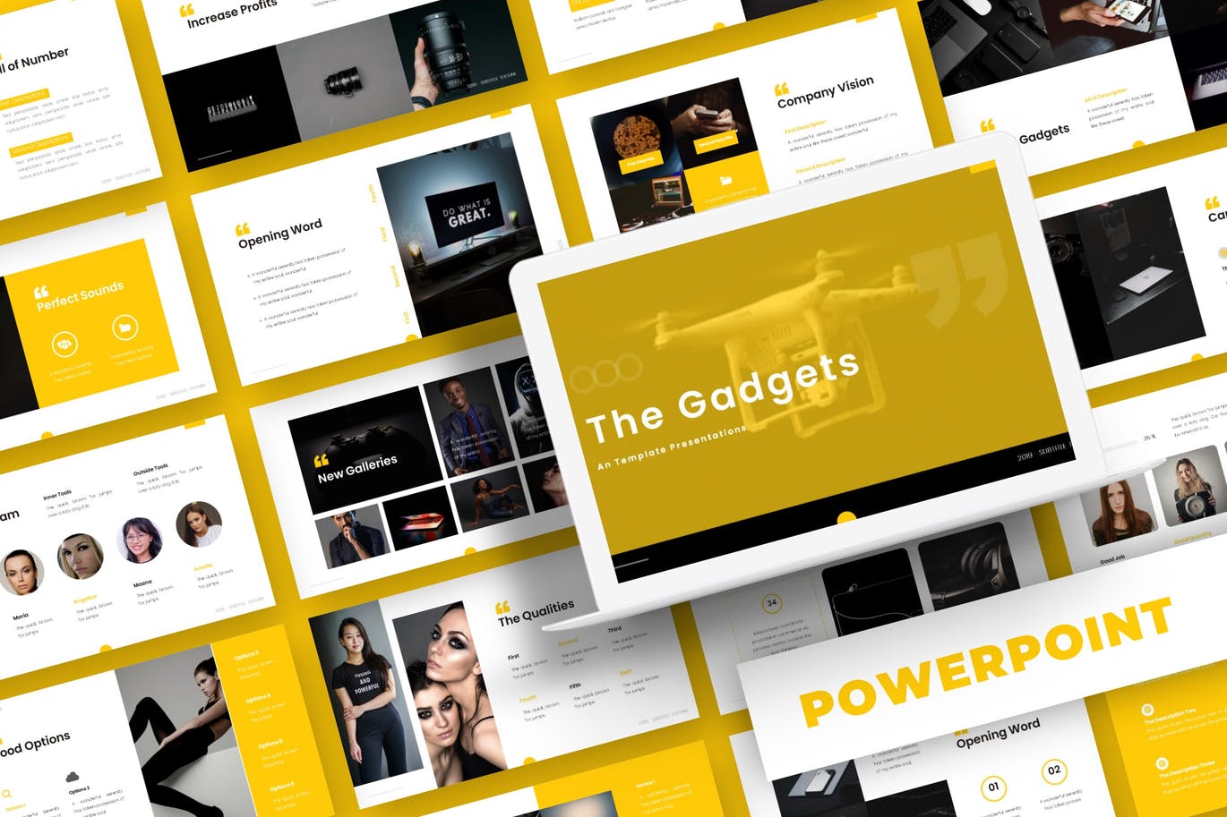 24页点线星空科技主题PPT模板下载_51PPT模板 国外幻灯片 keynote模板 免费PPT模板下载