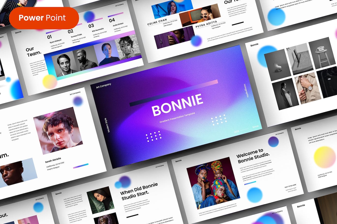 矩阵简约信息图表PPT素材 Matrix & Minimal Infographic PowerPoint Template_51PPT模板 国外幻灯片 keynote模板 免费PPT模板下载