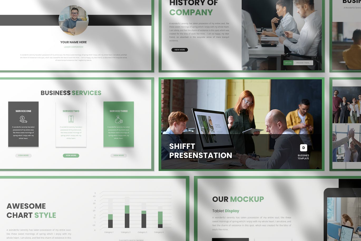 商务业务展示PPT模版_51PPT模板 国外幻灯片 keynote模板 免费PPT模板下载