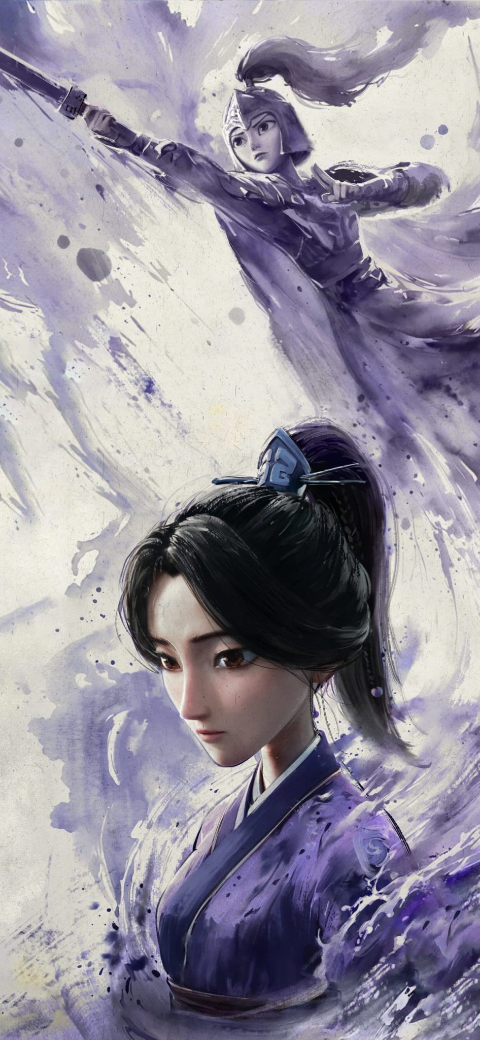 殷夫人 哪吒之魔童闹海 水墨海报 5k手机壁纸 千星图壁纸 高清电脑桌面壁纸图片大全 Wallhaven 彼岸壁纸